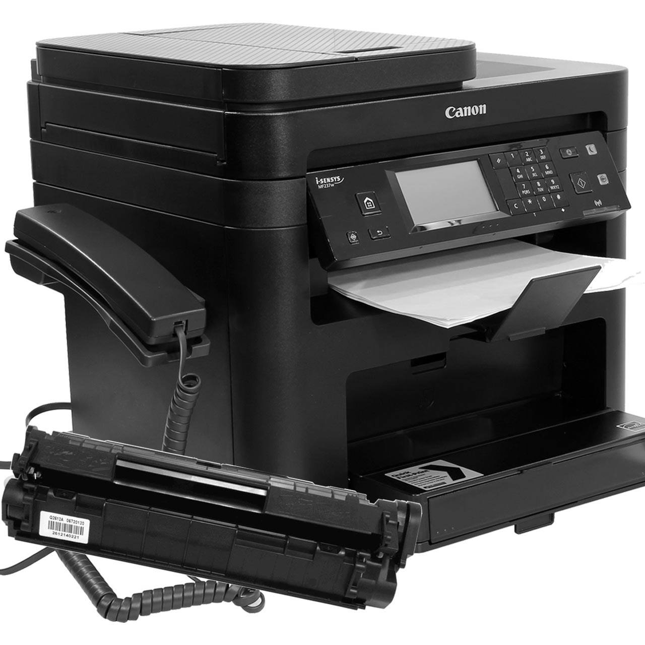پرینتر چندکاره لیزری کانن مدل i-Sensys MF237w به همراه یک تونر اضافه ...